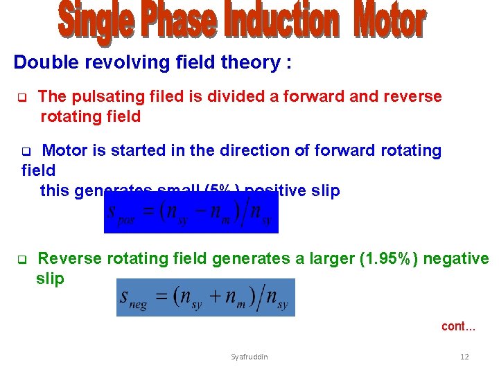 EET 306 ELECTRICAL MACHINE Baharuddin Ismail Syafruddin 1
