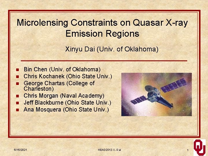 Microlensing Constraints on Quasar Xray Emission Regions Xinyu