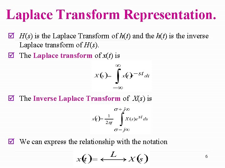 CHAPTER 4 Laplace Transform EKT 232 1 Laplace