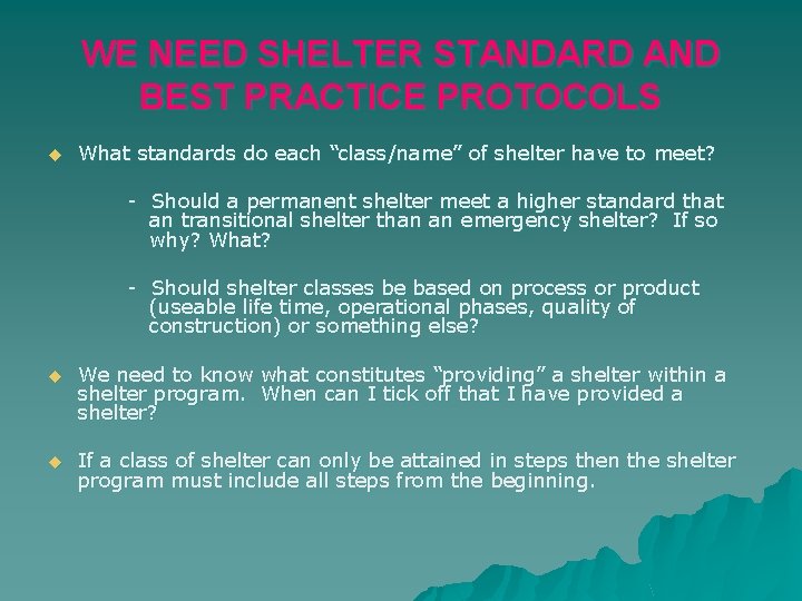 SHELTER IS NOT A NFI DISTRIBUTION PAKISTAN URBAN
