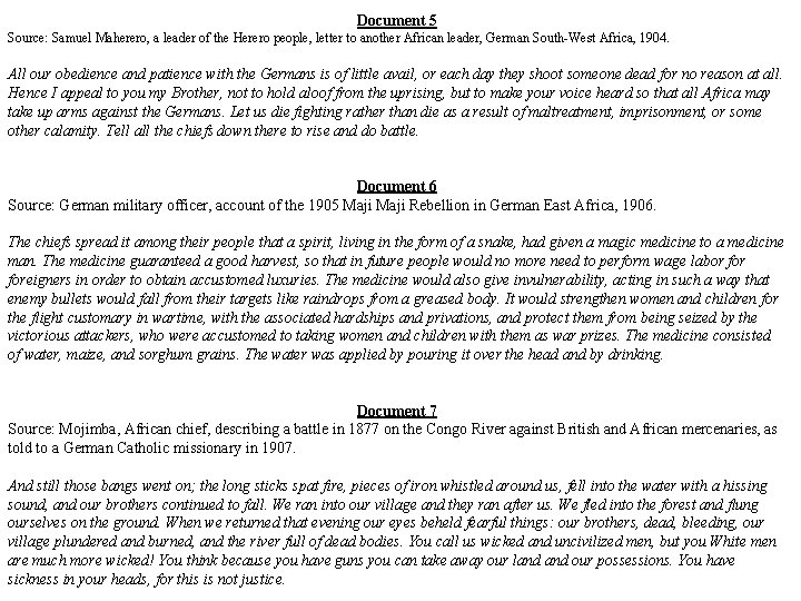 Intro to our next unit Imperialism On back