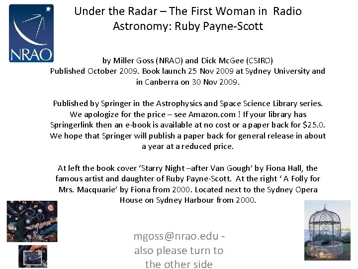 Under the Radar The First Woman in Radio