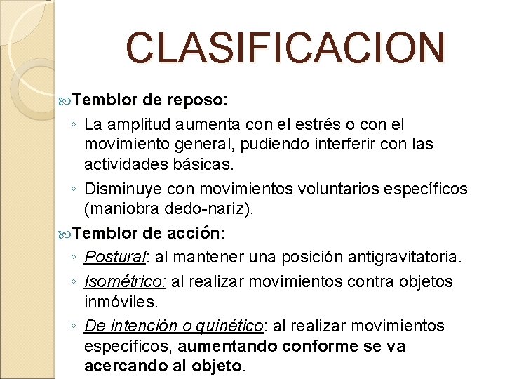 MANEJO DEL PACIENTE CON TEMBLOR EN AP ALBERTO