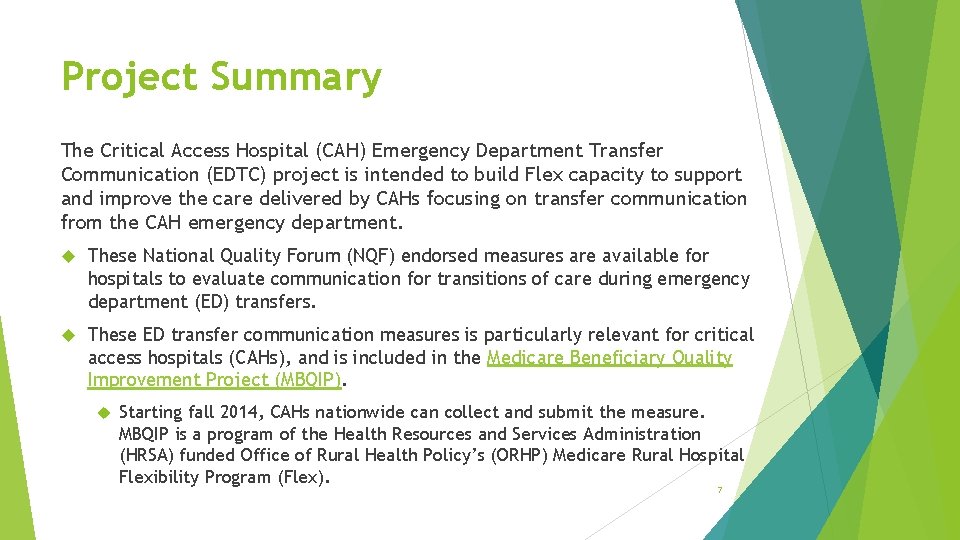 Emergency Department Transfer Communication EDTC February 2017 Presented