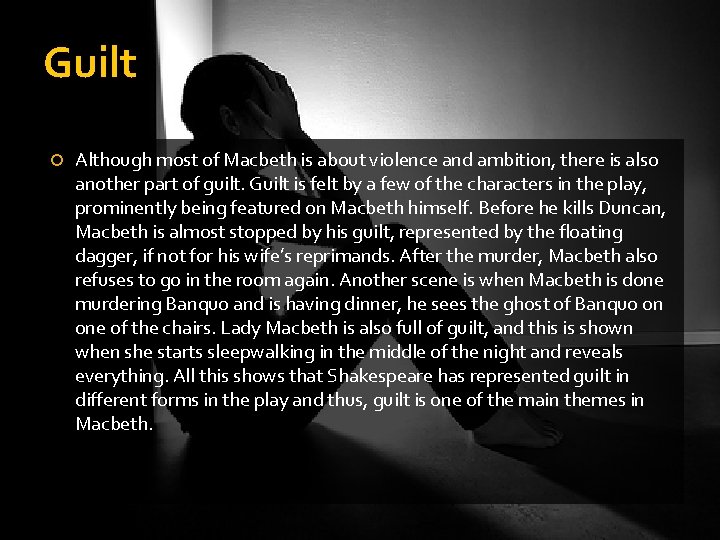 Major themes in The major themes in Macbeth