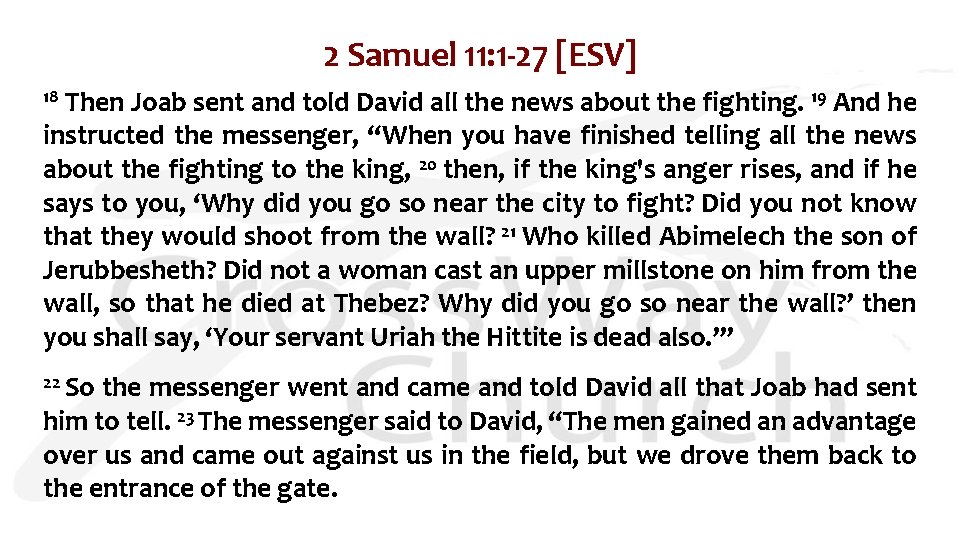 David and Bathsheba David A Man after Gods