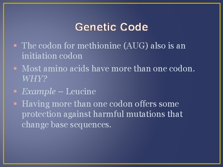 Protein Synthesis Learning Outcome B 7 Learning Outcome