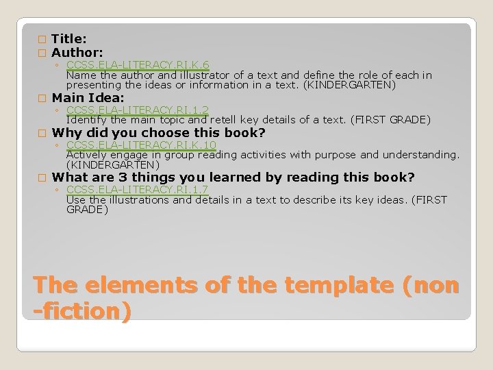 Responding to reading Why respond to reading What