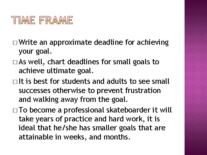 Wish Goal What are the differences between wishes