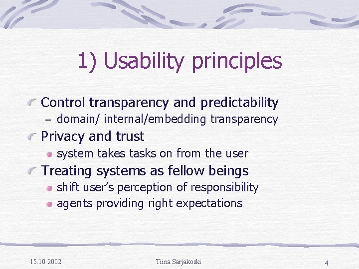 Steps to take before Intelligent User Interfaces become