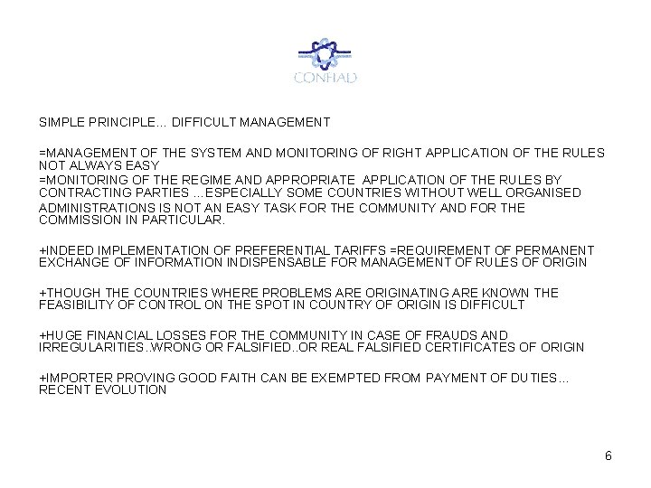 PREFERENTIAL RULES OF ORIGIN A GLOBAL EU TRADE
