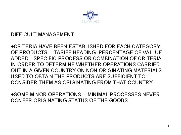 PREFERENTIAL RULES OF ORIGIN A GLOBAL EU TRADE