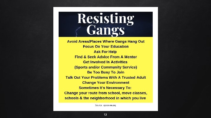 Understanding Gangs Essential Questions Why do some young