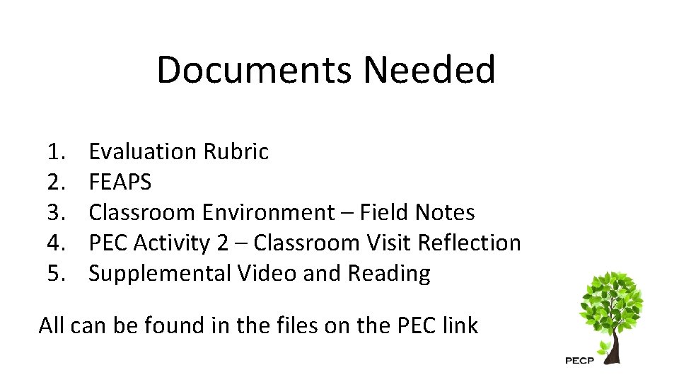 Welcome PEC Session 2 Pathway to a Professional