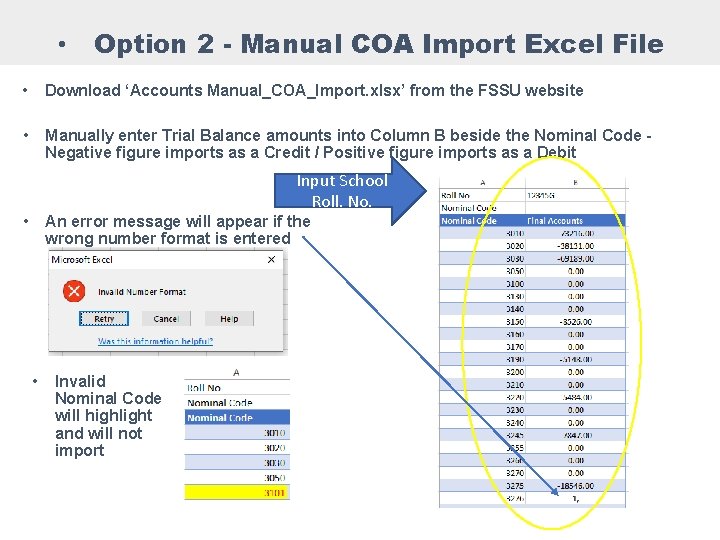 Using the Accountant Report Template Accountant Report Import