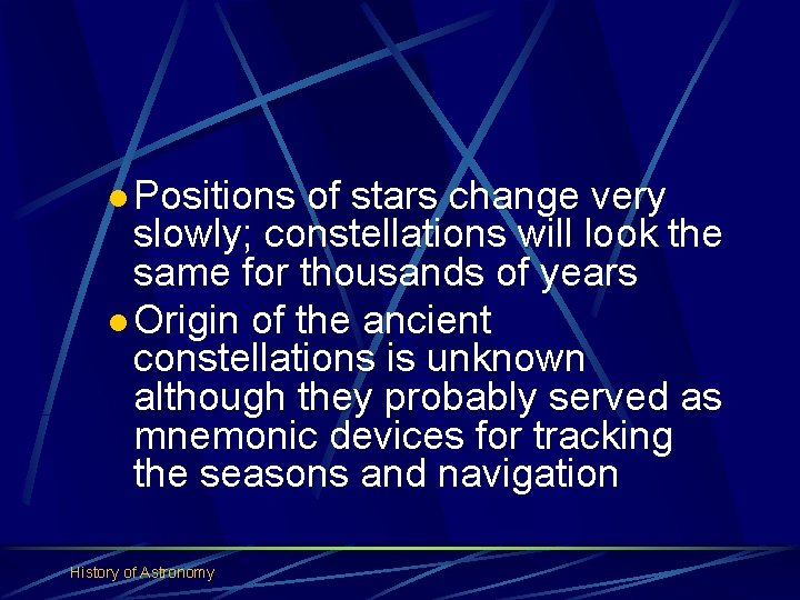 History of Astronomy Introduction v Western astronomy divides