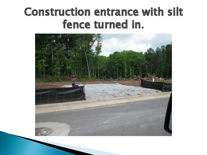 Erosion Control for Single Family Home Construction City