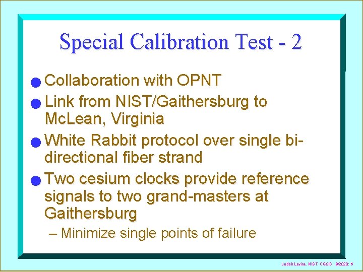 NIST Network Time Services Current status and future