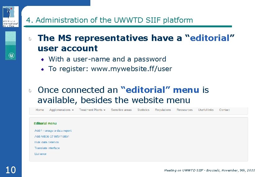 The generic waste water website How it works