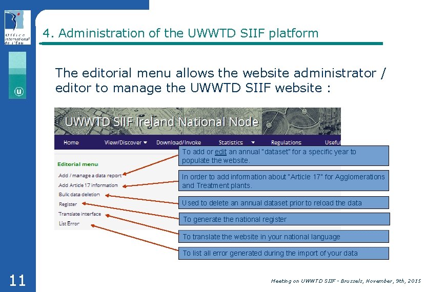 The generic waste water website How it works