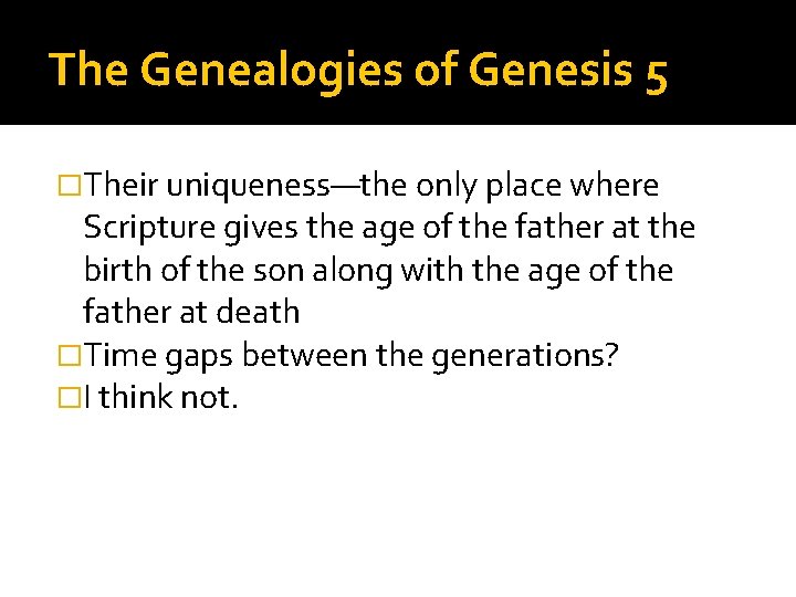 The Law the Prophets and the Writings Creation