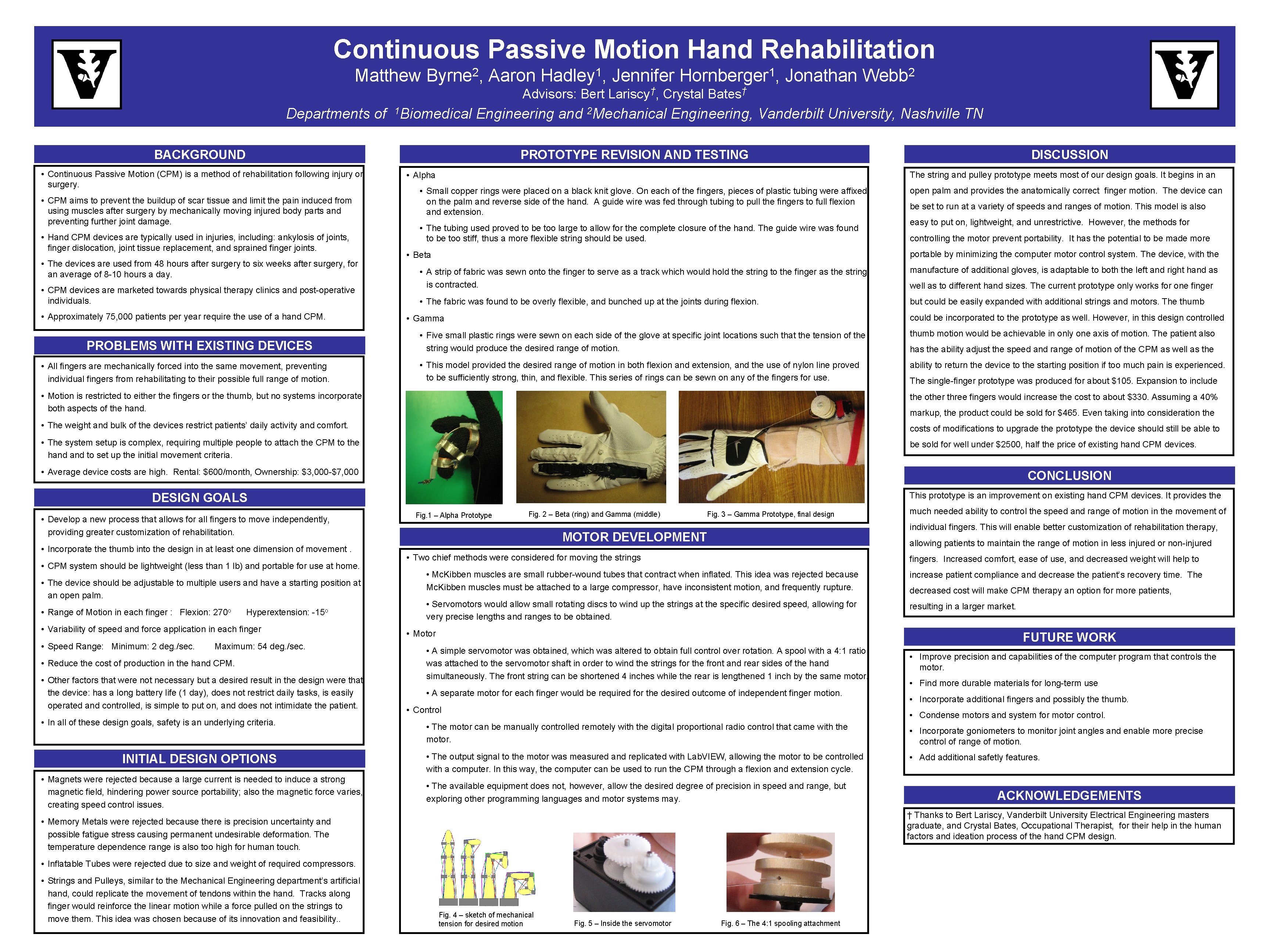 Continuous Passive Motion Hand Rehabilitation Matthew 2 Byrne
