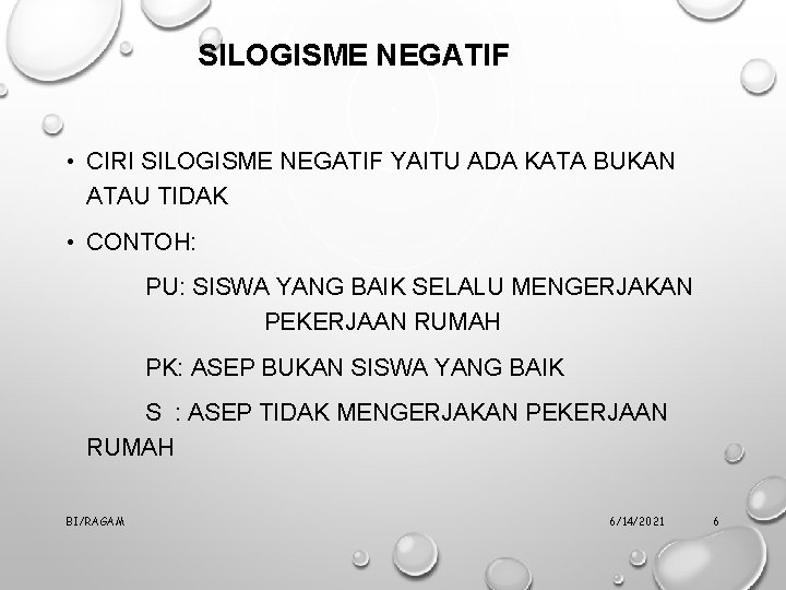 DEFINISI SILOGISME BENTUK PENALARAN DENGAN CARA MENGHUBUNGHUBUNGKAN DUA