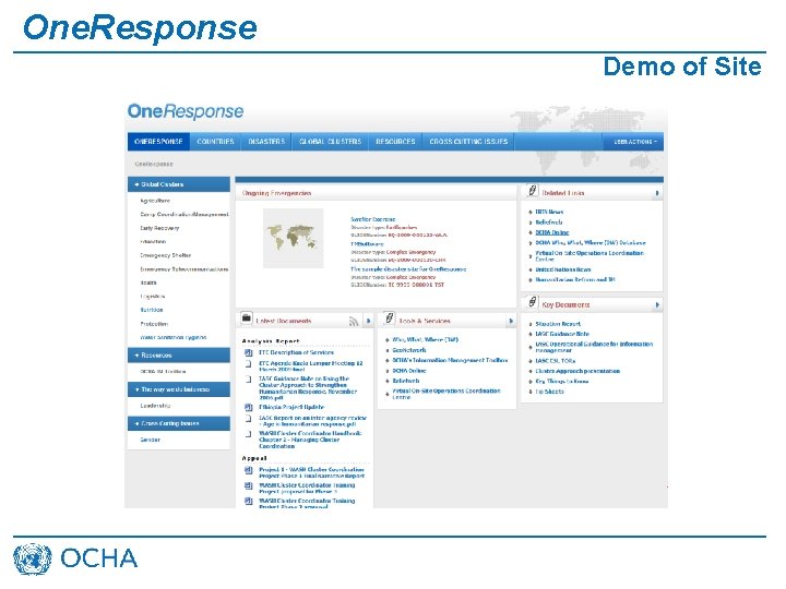 One Response One Response Overview Background What is