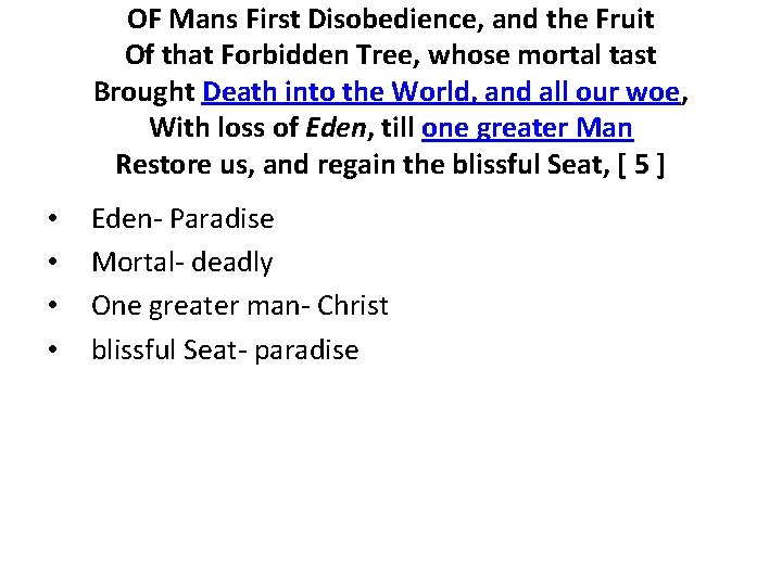 POETRY1 ENG 403 LECTURE 16 RECAP OF LECTURE