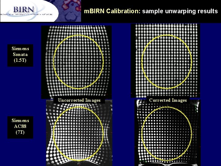 m BIRN MRI Calibration Contents MRI Calibration Goals