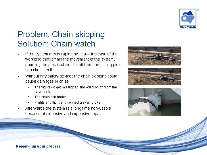 Finnchain System for Rectancular Tanks International product development