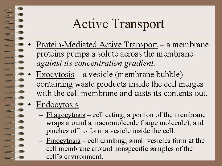 Cellular Transport 11 22 2010 Cellular Transport Cells