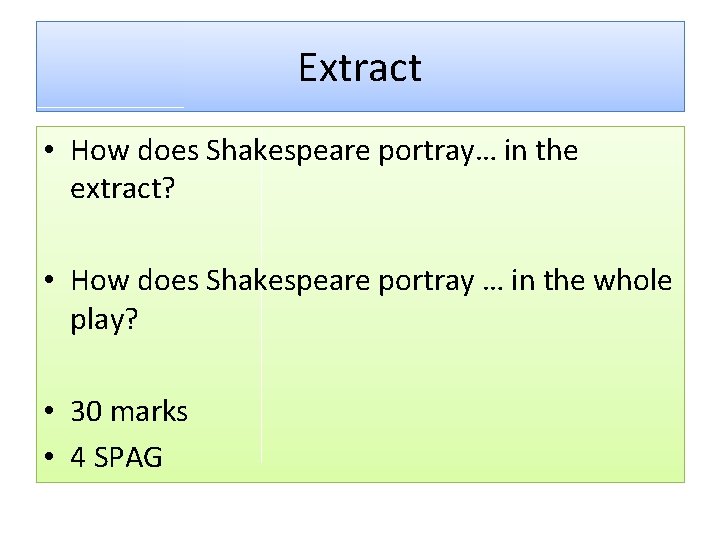 Macbeth English Literature Paper 1 Section A Extract