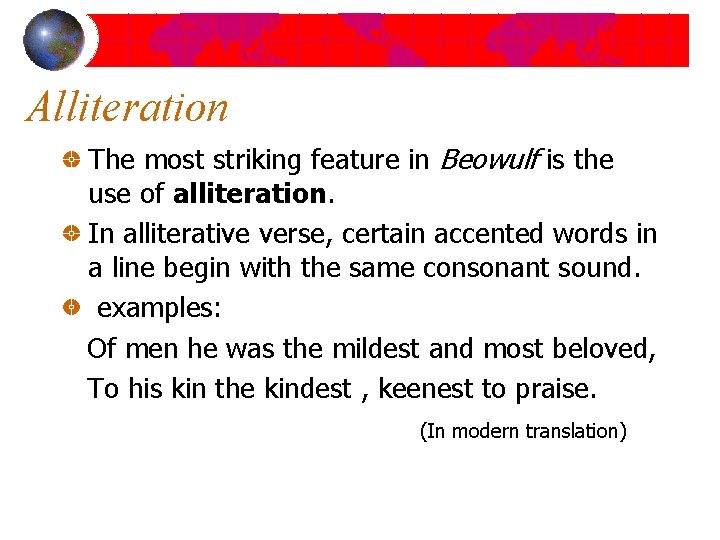 An Introduction to British Literature An Overall View