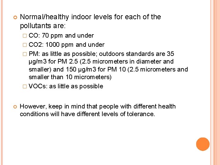 INDOOR AIR QUALITY Presented by Team Winaught Air