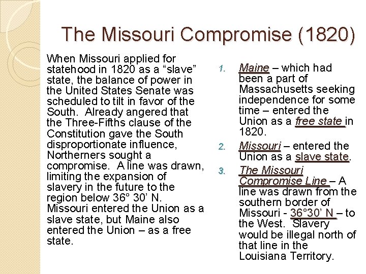 US VA History SOL Review The Antebellum Period