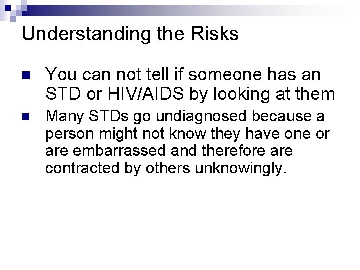 Prevention and Treatment of STDs and HIVAIDS n