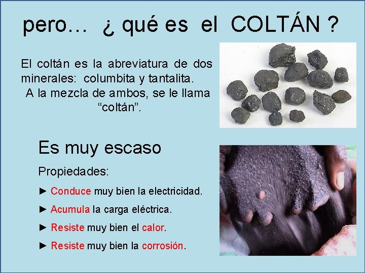 LA GUERRA DEL COLTAN FRICA CONGO GUERRA Y