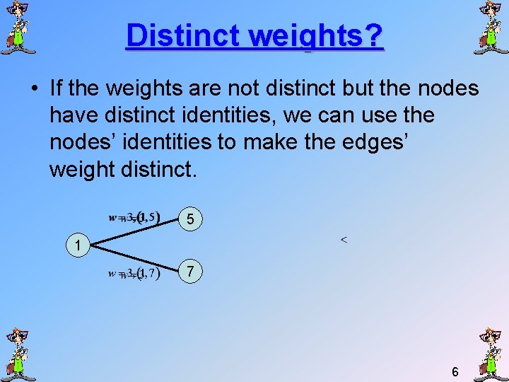 1 Lecture Outline 1 Problem description The distinct