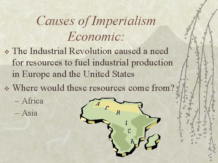 Imperialism Forms of Imperialism FORMS OF IMPERIALISM CHARACTERISTICS