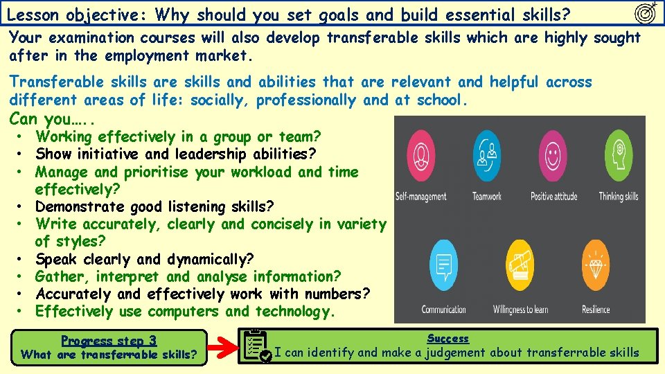 Why should you set goals and build essential