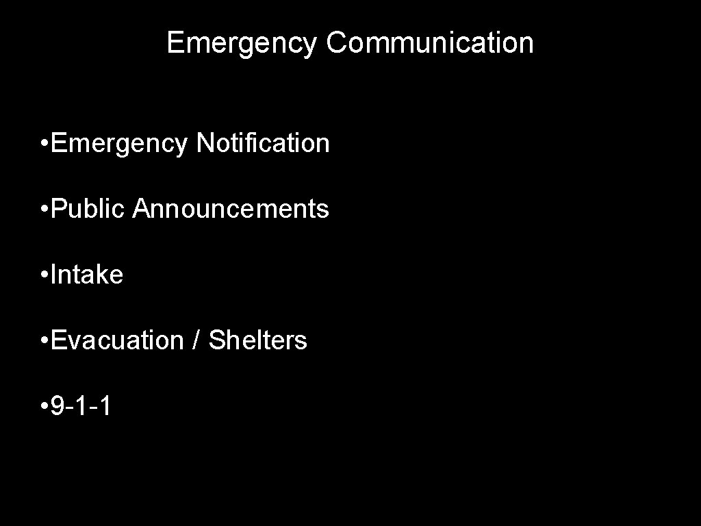 Accessible Emergency Communications Andrew Perlman Executive Director EPIC