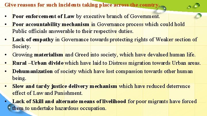Question 13 Case 5 Q 13 A building