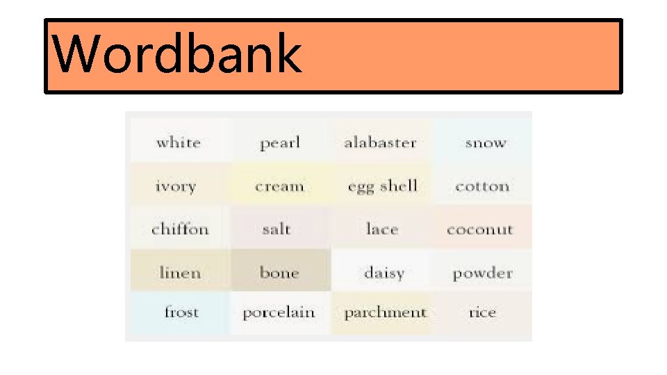 WritingGPS Verbs Verbs Change these verbs from the