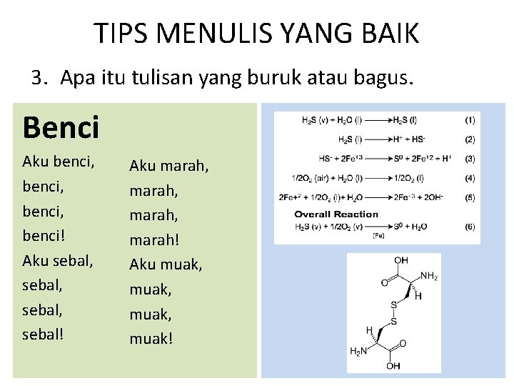 Basic Workshop Menulis TereLiye TIPS MENULIS YANG BAIK
