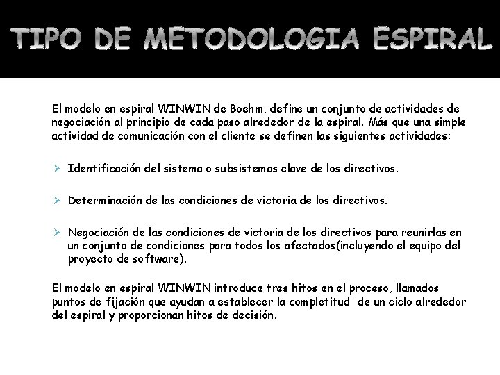 MODELO DE PROCESO DE DESARROLLO ESPIRAL Andersson Corts