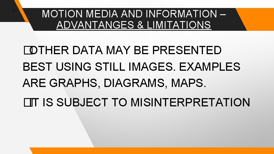 MEDIA AND INFORMATION LITERACY MOTION MEDIA AND INFORMATION