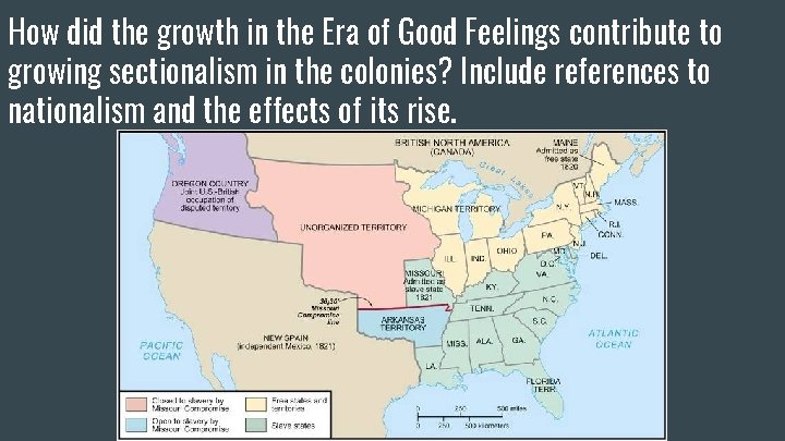 Era of Good Feelings 1815 1830 Review Growth