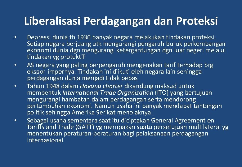 GLOBALISASI LIBERALISASI PERDAGANGAN DAN FAKTOR PRODUKSI BAHASAN ...