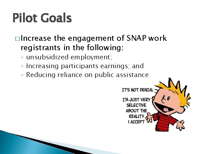 Washingtons Employment Training Pilot The Beginning Agriculture Act